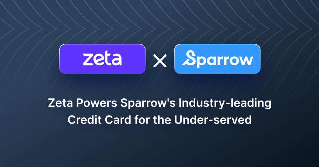 Zeta Powers Sparrow Credit Card Management App for Underserved Americans