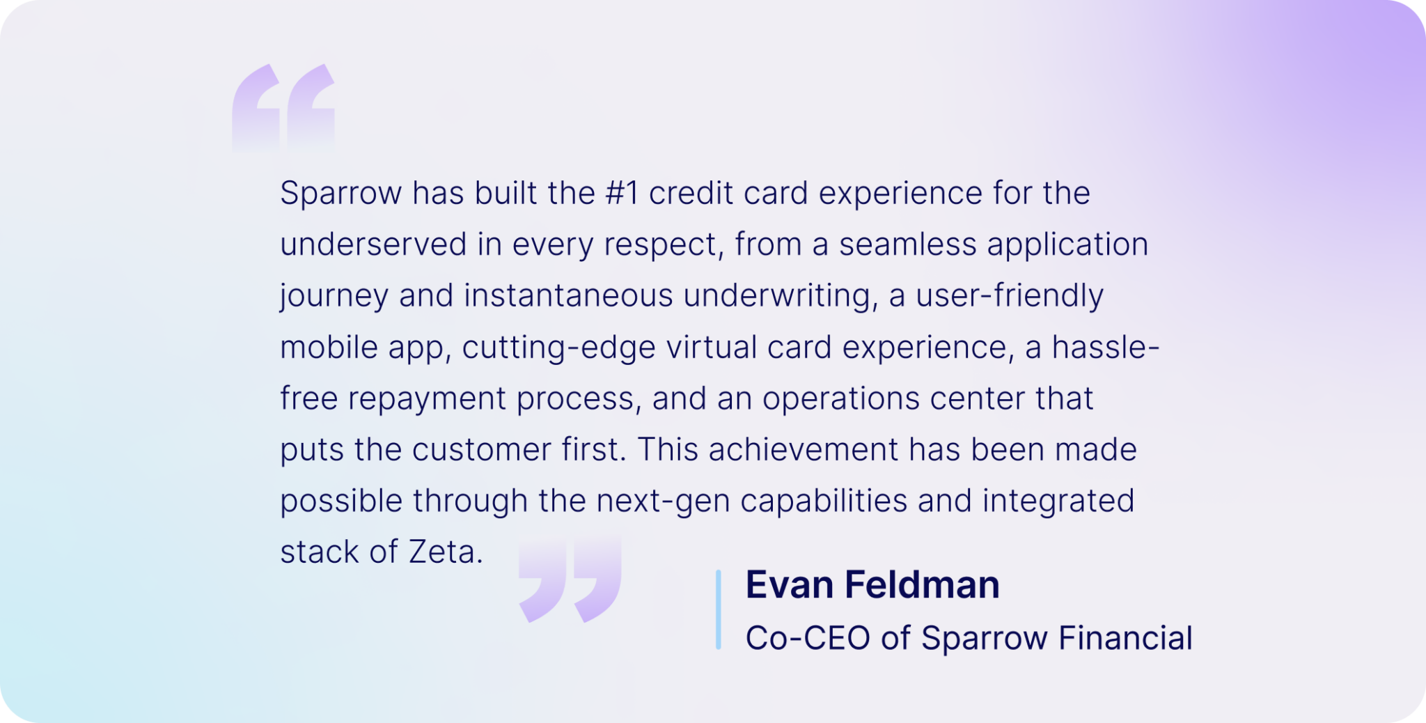 Sparrow x Zeta Wins Tearsheet’s Best Banking Card Product Award - Zeta US